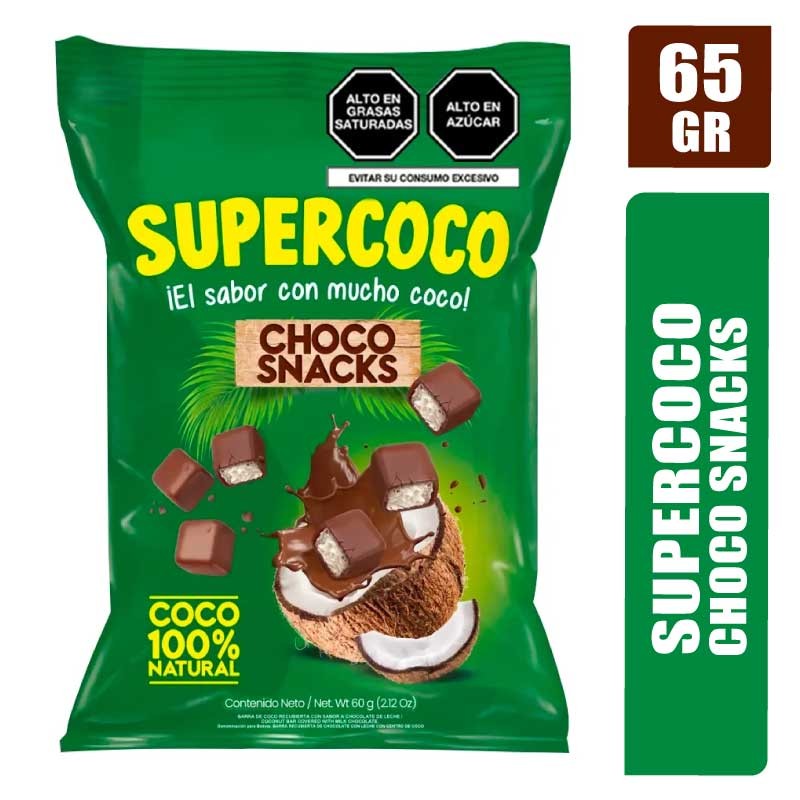 Choco Snacks Supercoco X 65Gr | Distribuidora El Confite